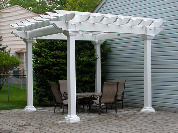 Vinyl Pergolas | High Quality Plastic / Vinyl Pergolas at Baldwin ...