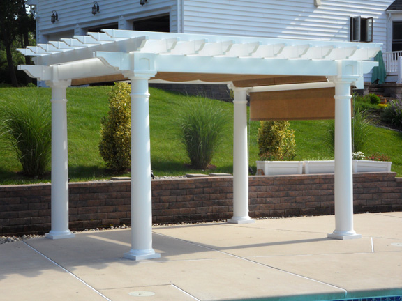 Vinyl Pergolas | High Quality Plastic / Vinyl Pergolas at Baldwin ...