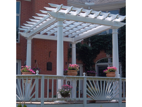 Vinyl Pergolas | High Quality Plastic / Vinyl Pergolas at Baldwin ...